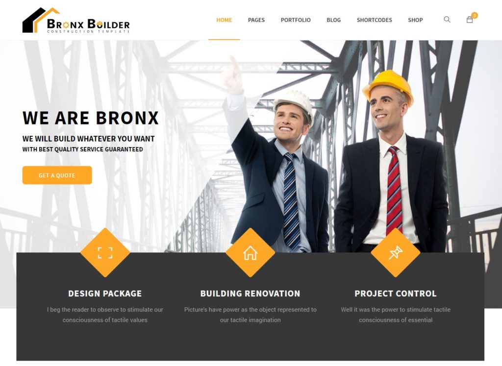 35+ Creative Premium HTML5 Construction Website Templates 2020