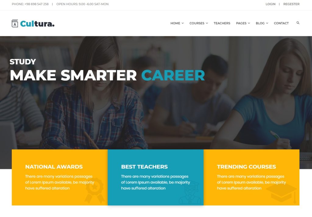 40+ Amazing HTML Education Website Templates for Schools, College and ...
