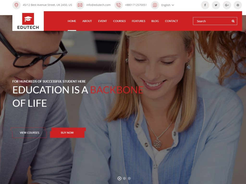 40+ Amazing HTML Education Website Templates for Schools, College and ...