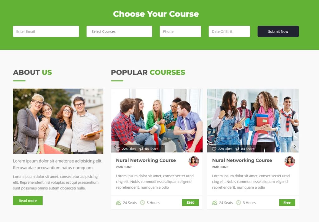 40+ Amazing HTML Education Website Templates for Schools, College and ...