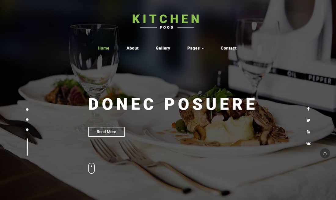 20 Best Ever Free Restaurant Website Templates Of 2018