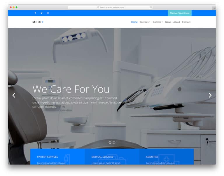 50 Best Free Medical Website Templates 2026 - uiCookies