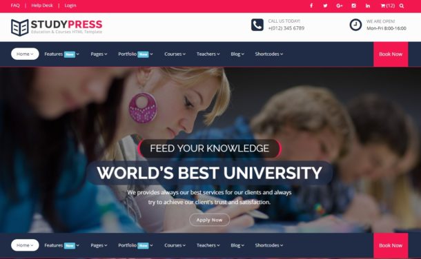 27 Best HTML Education Website Templates 2025 - uiCookies