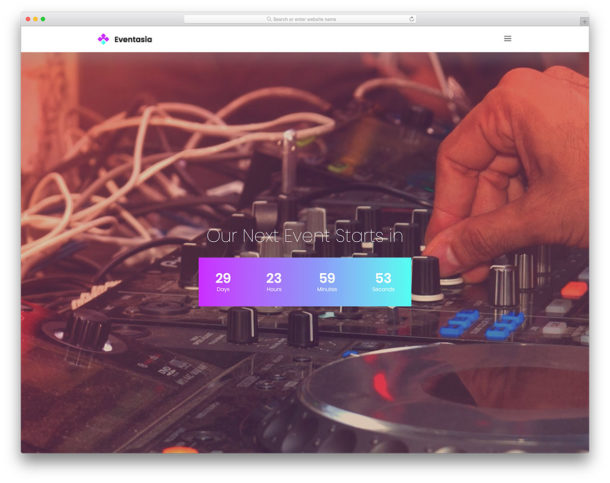 50 Best Free Event Website Templates 2026 - uiCookies