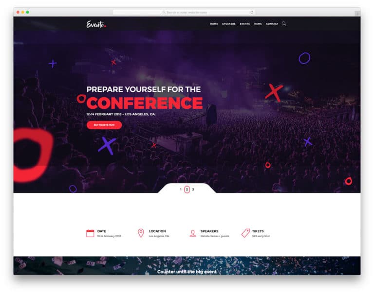 50 Best Free Event Website Templates 2026 - uiCookies