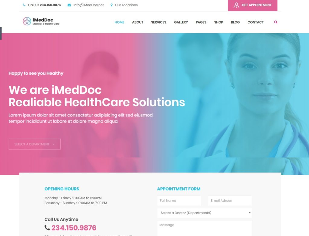 40 Amazing Premium Bootstrap & HTML Medical Website Templates for All ...