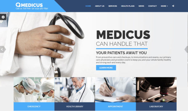 25+ Premium Hospital Website Templates & WordPress Themes For Clinics ...