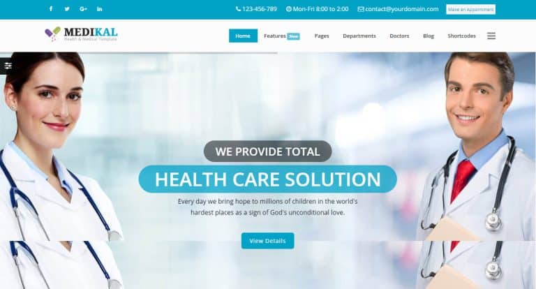 33 Best Bootstrap Healthcare Website Templates 2025