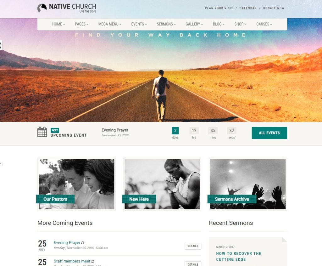 25+ Mesmerizing Church Website Templates for Ministry and Outreach for 2020