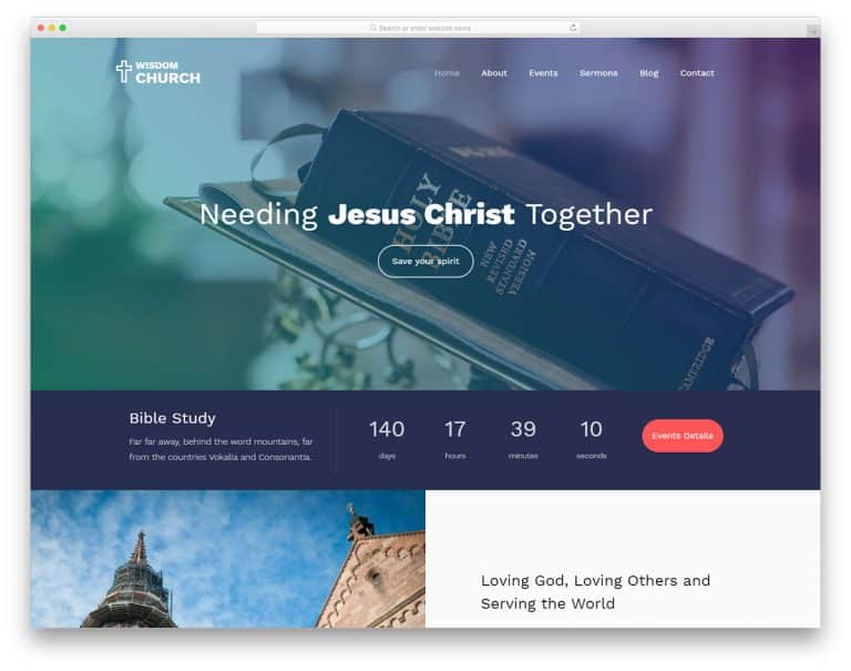 50 Best Free Church Website Templates 2026 - uiCookies