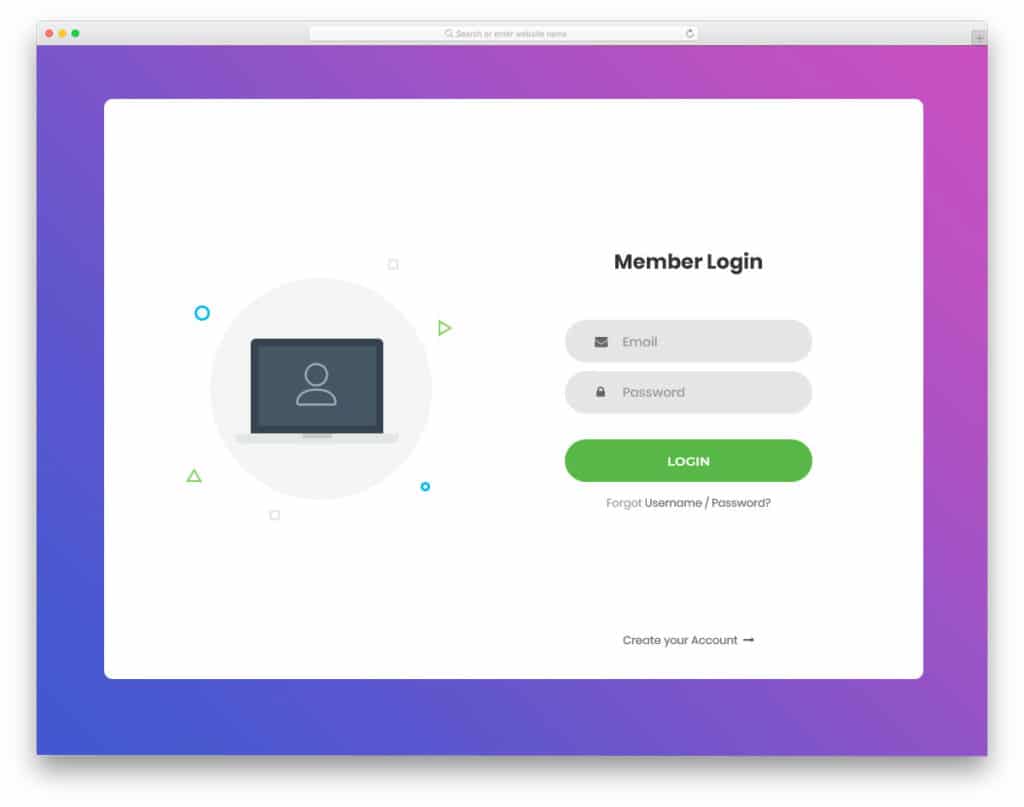 50 Best Free Login Forms & Templates 2026