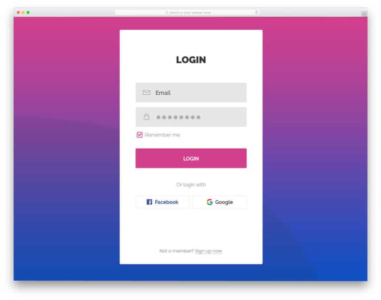 40 Best Free Login Forms & Templates 2025 - uiCookies