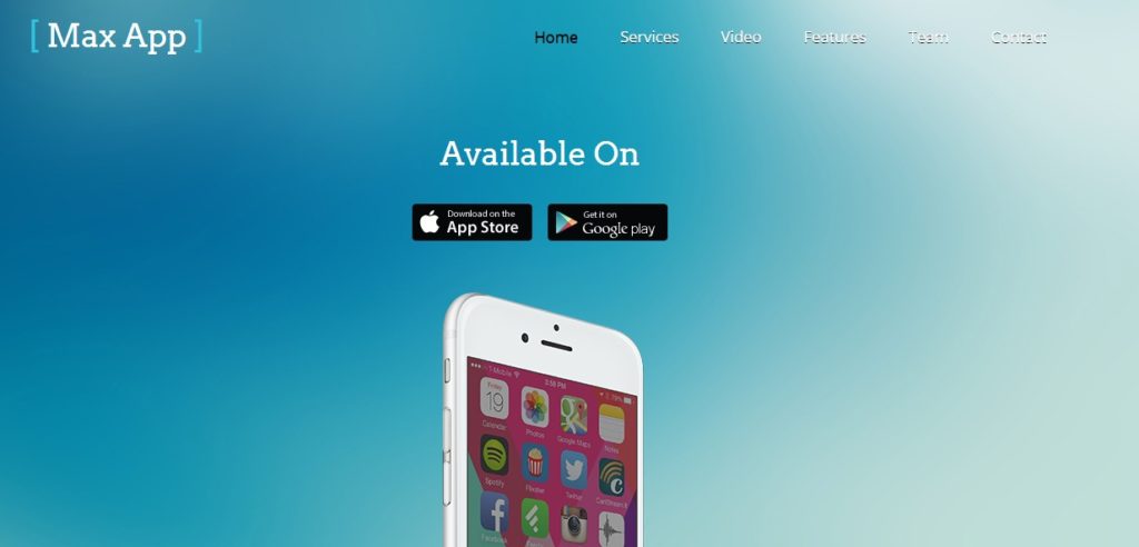 30+ Stylish and Trendy Bootstrap Mobile App Template & Landing Pages