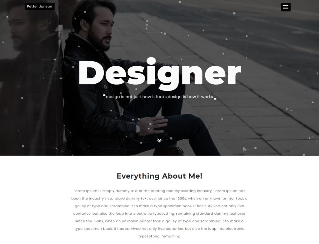 35+ Bootstrap HTML Personal Website Templates To Create The Best First ...