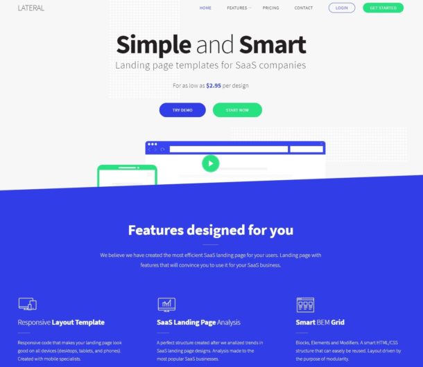 30 Best Landing Page Templates - Draftss