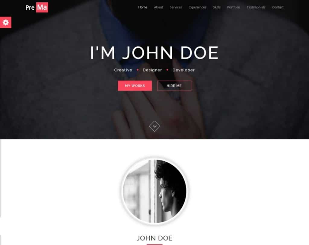 35+ Bootstrap HTML Personal Website Templates To Create The Best First ...
