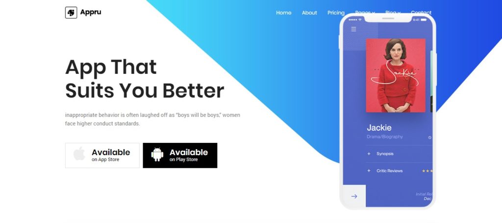 30+ Stylish and Trendy Bootstrap Mobile App Template & Landing Pages