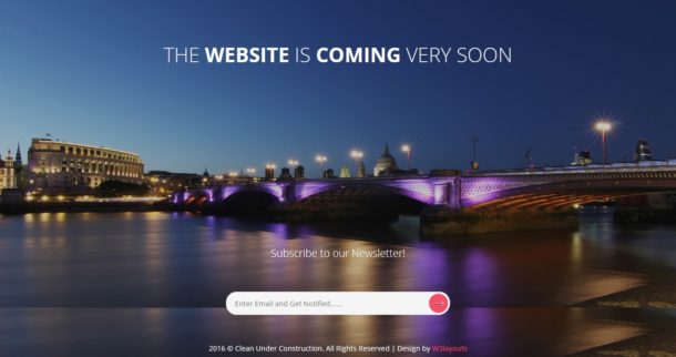 30+ Responsive Bootstrap Under Construction Website Template For 2020