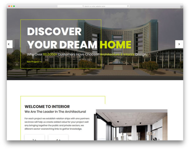 43 Free Interior Design & Furniture Website Templates 2022 - uiCookies