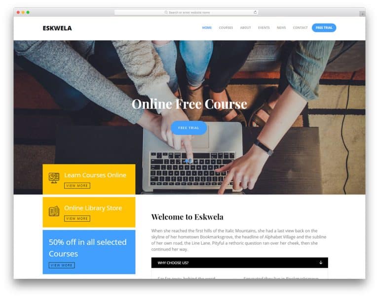 35 Best Free College Website Templates 2025 - uiCookies