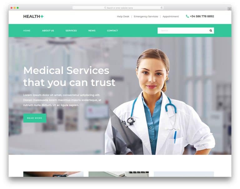 41 Free Bootstrap Hospital Website Templates 2025 - uiCookies