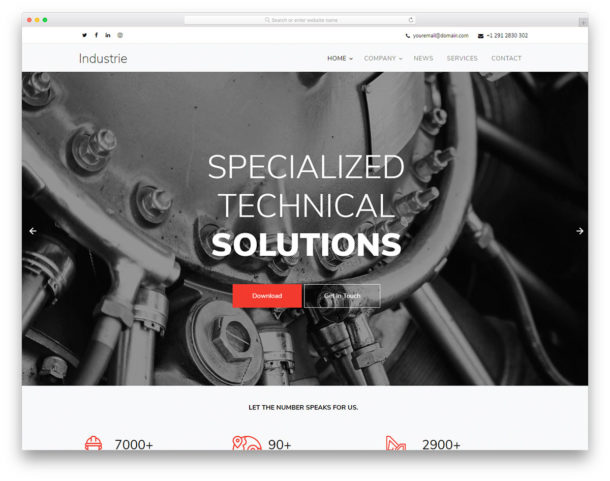 37 Free Industrial Website Templates To Make A Global Reach In 2022