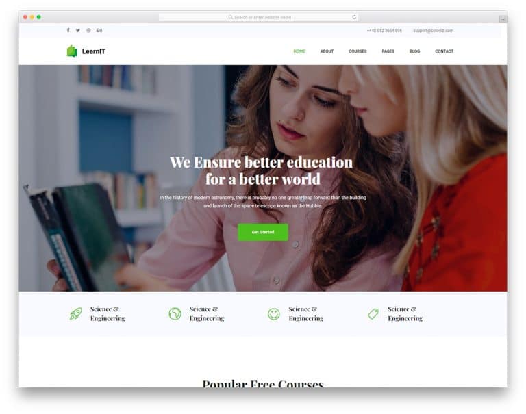 40 Best Free Bootstrap College Website Templates 2025 - uiCookies