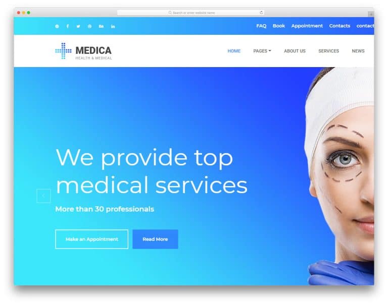 41 Free Bootstrap Hospital Website Templates 2025 - uiCookies
