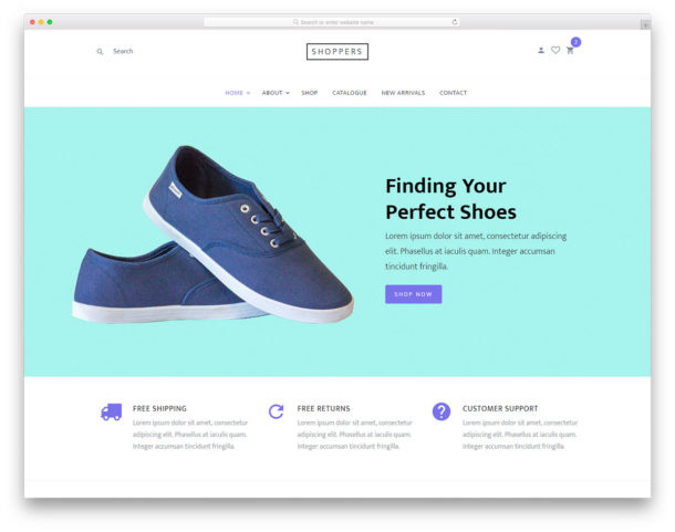 43 Free Shopping Websites Templates To Attract Shopaholics 2022