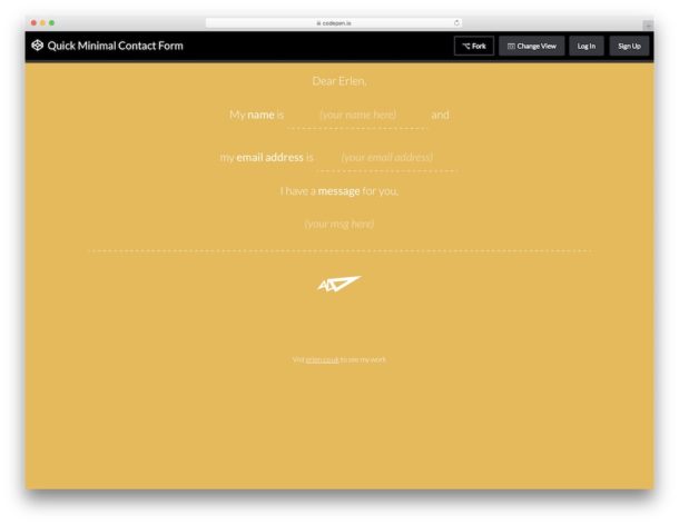 35 Free Contact Forms You Can Make Use Of For Next Project 2020