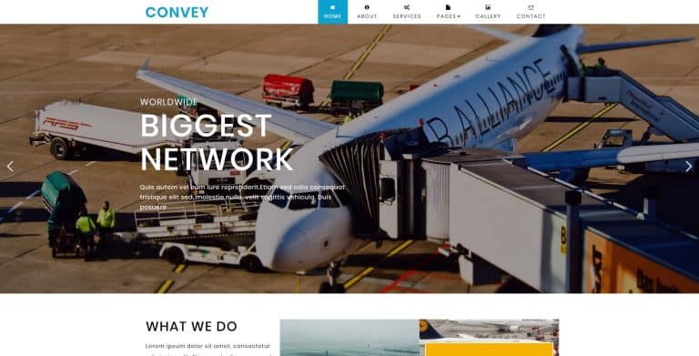 50 Best Free Transportation Website Templates 2026 - uiCookies