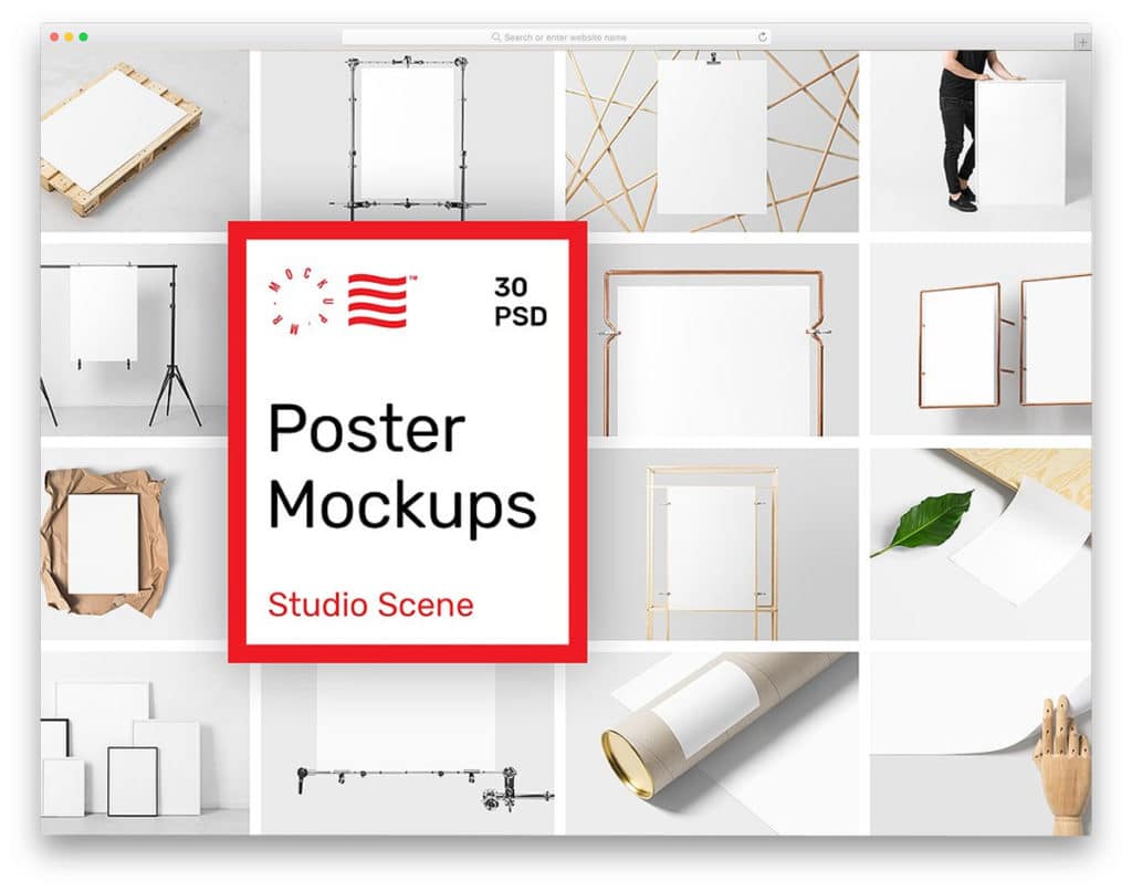 37 Poster Mockups For Attention Grabbing Creative Poster Designs 2022