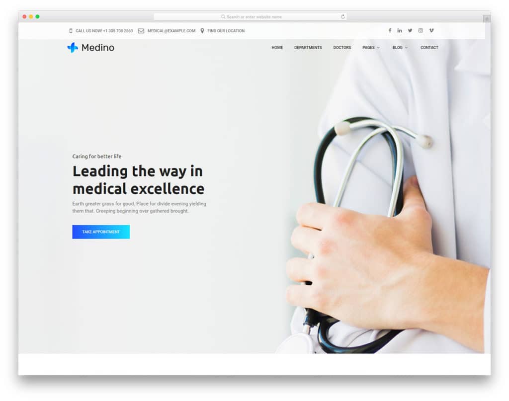 41 Free Bootstrap Hospital Website Templates 2022 - uiCookies