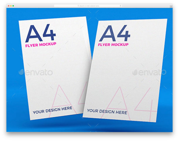33 Flyer Mockups To Showcase Your Eye-Catching Designs
