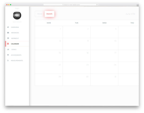 34 HTML Calendar Designs To Easily Organize Goals And Events
