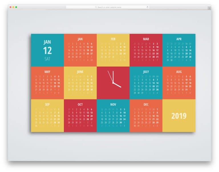 42 Best Cool CSS Calendar Templates 2025 - uiCookies