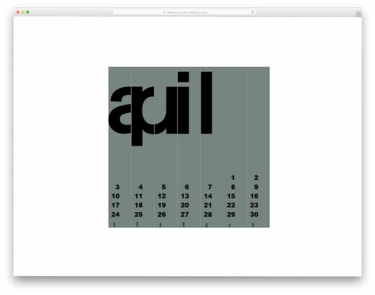 50 Best CSS Calendar Templates & Examples 2026