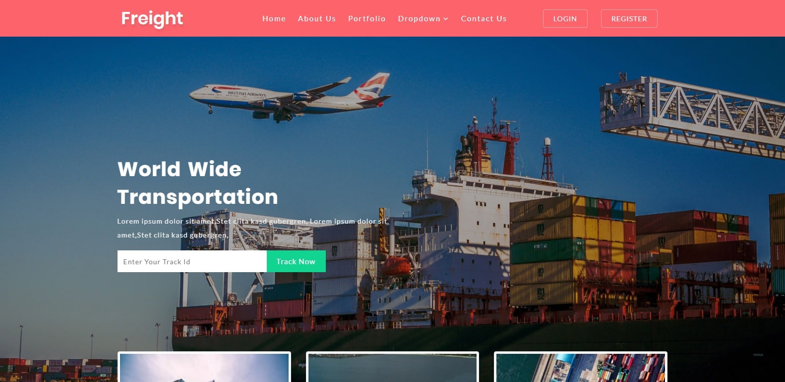 32 Best Free Transportation Website Templates 2025 - uiCookies