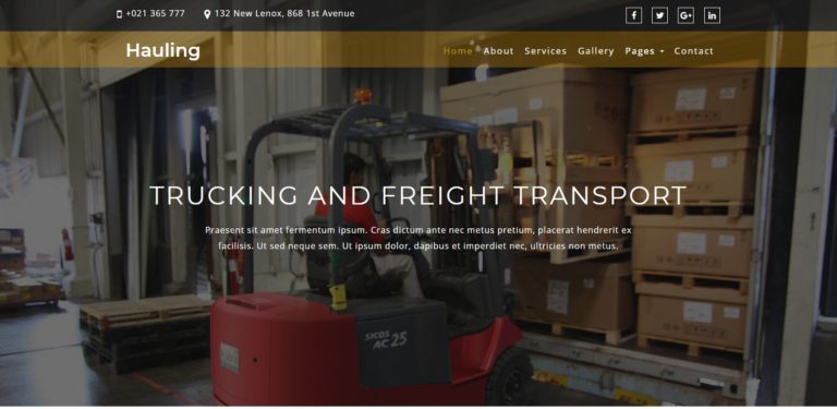 50 Best Free Transportation Website Templates 2026 - uiCookies
