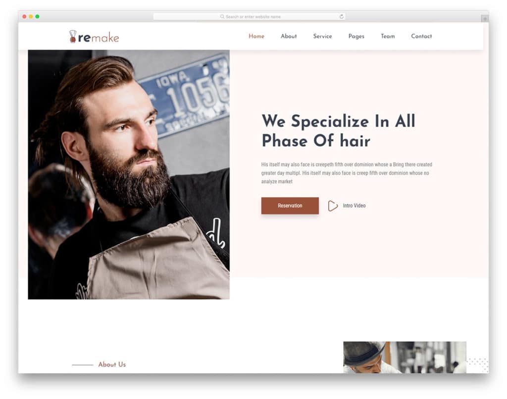 35+ Properly Groomed Free Hair Salon Website Templates 2022
