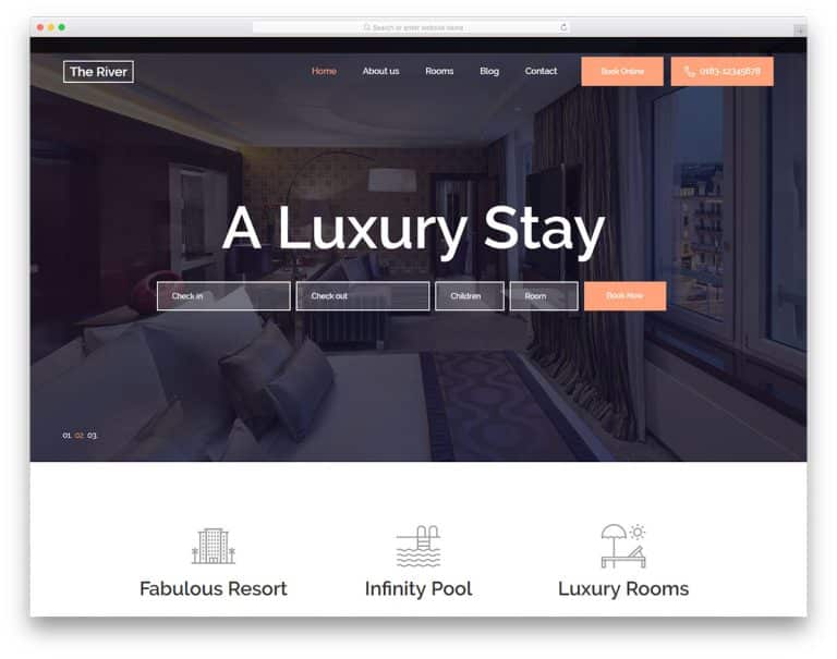 50 Best Free Bootstrap Hotel Templates 2026 - uiCookies