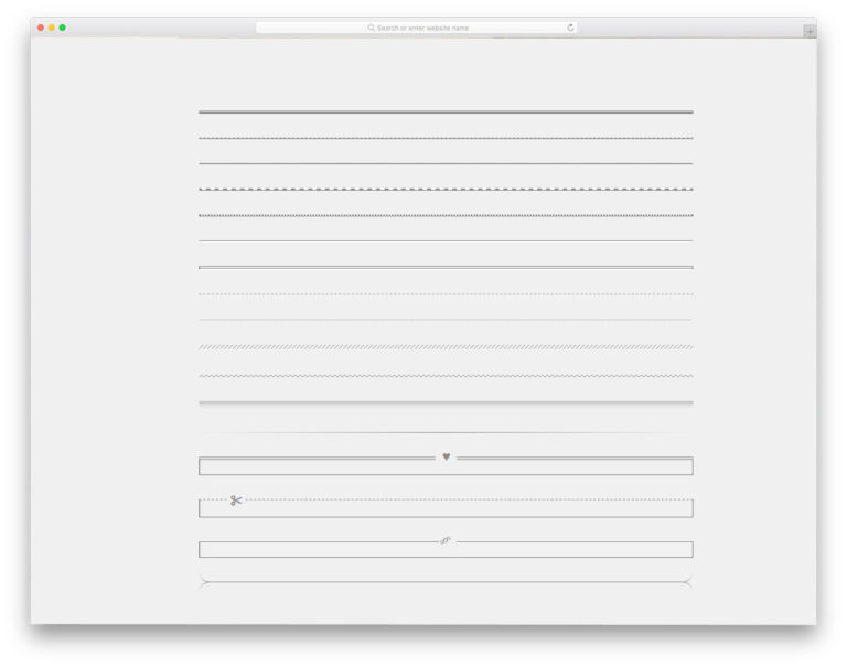 28 Beautiful HTML hr CSS Design With Custom CSS 2020