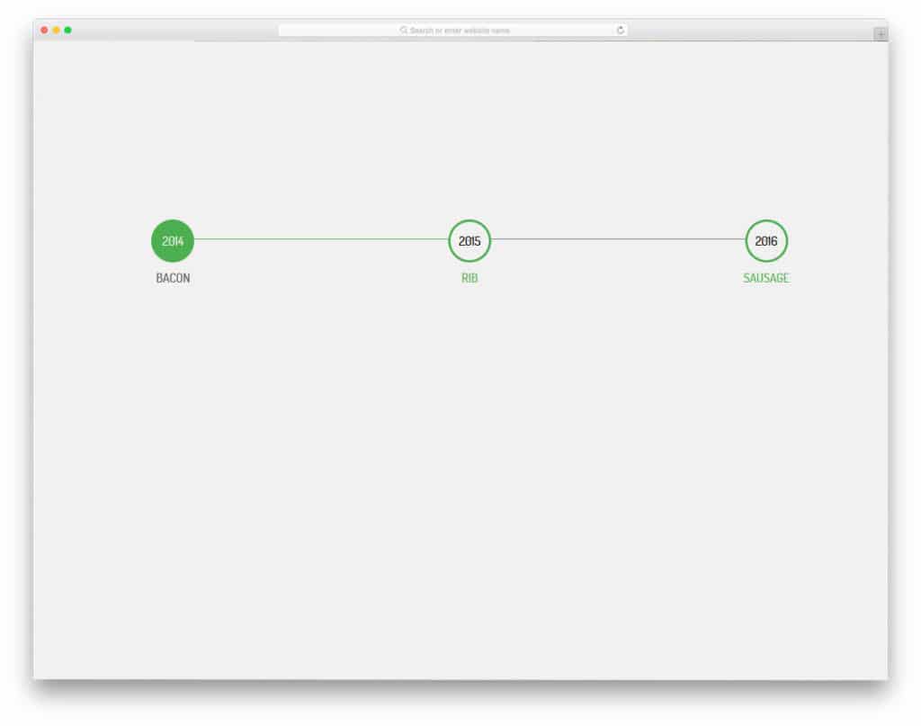 31 Clean CSS Timeline Design To Clearly Explain The Events