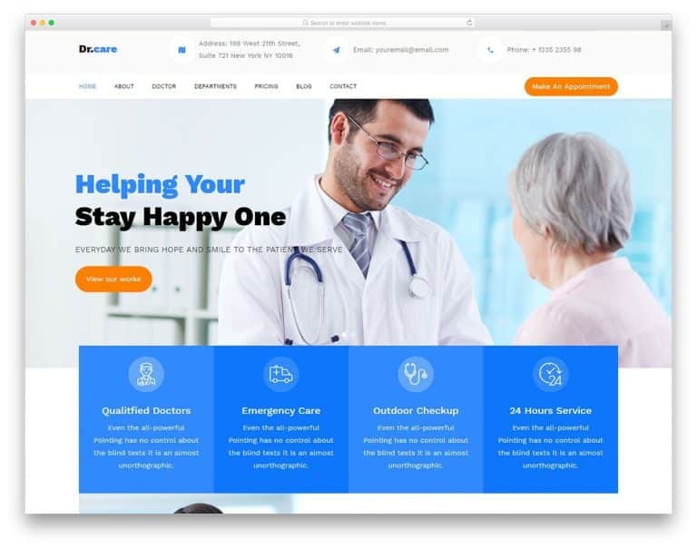 41 Free Bootstrap Hospital Website Templates 2025 - uiCookies