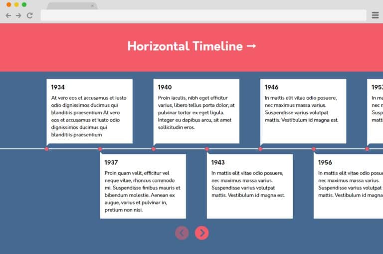 30 Best Horizontal Timeline Examples 2025 - uiCookies