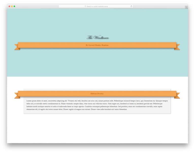 35 CSS Ribbons To Make Your Websites Look Swanky In 2025