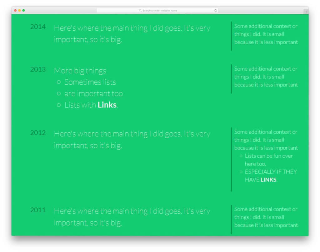 31 Clean CSS Timeline Design To Clearly Explain The Events