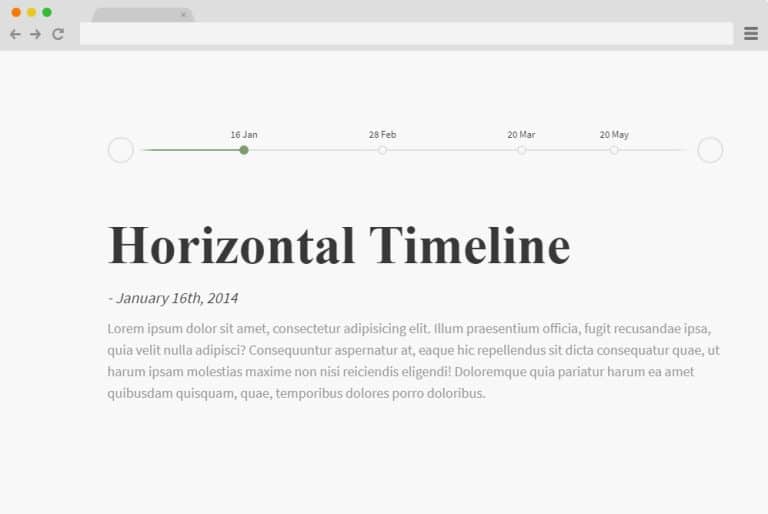 30 Best Horizontal Timeline Examples 2025 - uiCookies