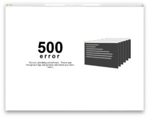 37 Beautiful 500 Error Page Templates In 2021 - uiCookies