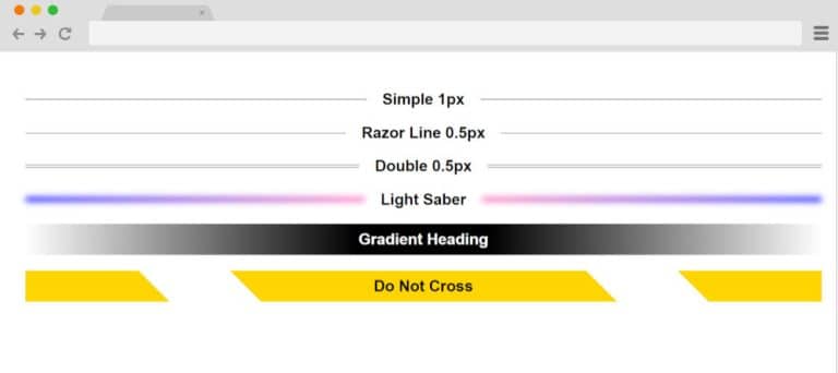 25 Creative CSS Divider Examples With Tutorials (Code Snippets) 2025 ...